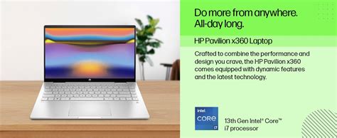 HP Pavilion X Th Gen Intel Core I U Laptop GB RAM GB SSD Touchscreen In