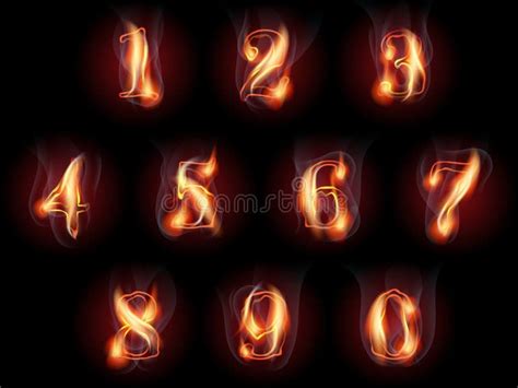 Flaming Numbers Stock Illustrations 313 Flaming Numbers Stock Illustrations Vectors And Clipart