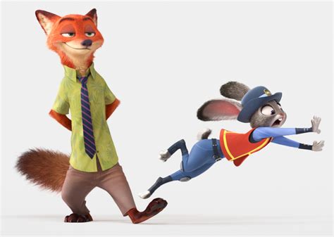 Disneys Zootopia Nick Wilde And Judy Hopps First Look Disneys