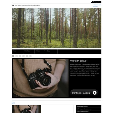 Graph Paper Press F8 Wordpress Theme V401 Gpl Vault