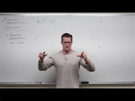 Free Video Solving Exponential Equations With Logarithms Precalculus College Algebra From