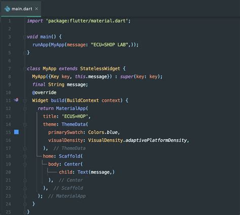 Flutterการใช้งาน Statelesswidget และ Statefulwidget Ecushop Labs
