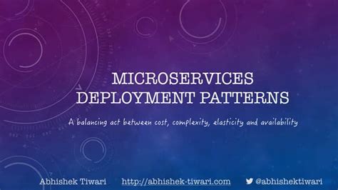 Microservices Deployment Patterns Pdf