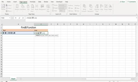 How To Use Find And Findb Functions In Excel