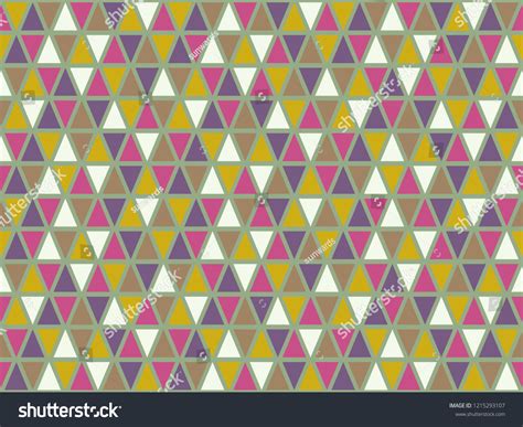 Tribal Triangles Grid Mosaic Tiles Lines Stock Vector Royalty Free 1215293107 Shutterstock