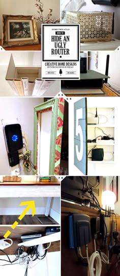 Best Hide Router Ideas Hide Router Home Diy Home Organization
