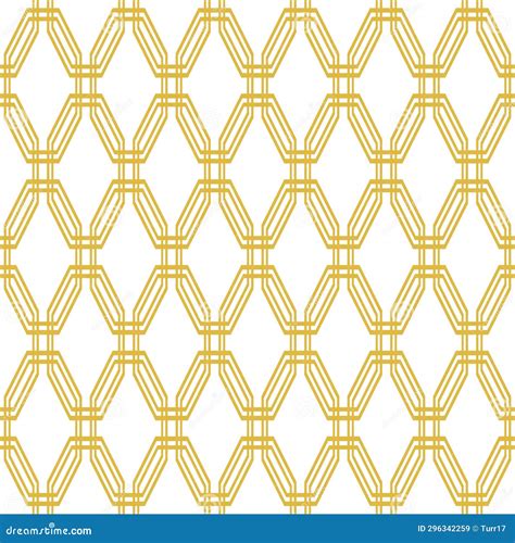 Seamless Vector Abstract Pattern With Octagonal Shapes Stock