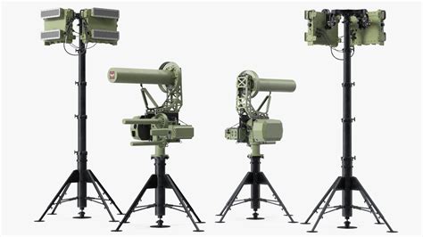 Anti Uav Defence System With Radar Set 3d Model 119 3ds Blend C4d Fbx Max Ma Lxo Obj