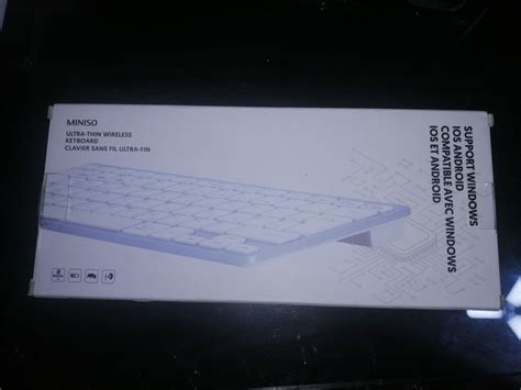 Miniso Bluetooth Keyboard Computers And Tech Parts And Accessories Computer Keyboard On Carousell