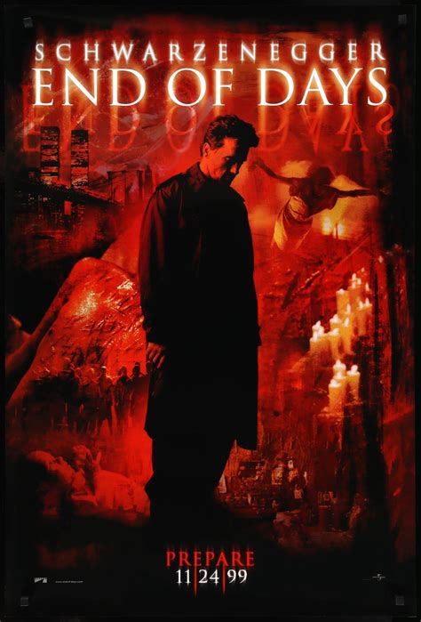 End Of Days 1999 Original One Sheet Movie Poster Original Film Art