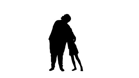 Hugging Couple Silhouette
