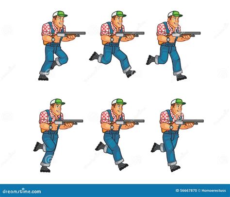 Running Man Sprite Royalty Free Stock Photography CartoonDealer Com