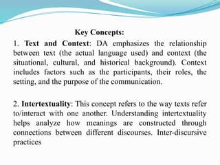 1 Discourse Analysis Pptx Complete Notes PPT