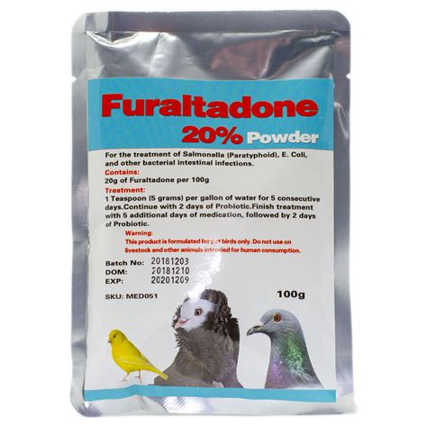 Furaltadone 20 Powder Generic All Bird Products