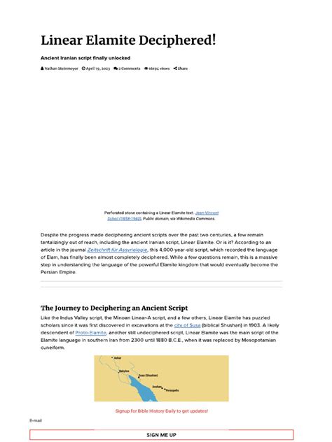 Linear Elamite Deciphered Pdf