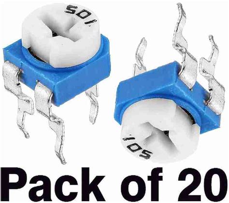 Variable Resistor Preset 5k Ohm Trimpot Potentiometer Variable