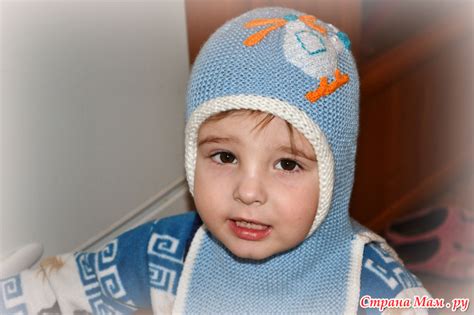 Шапка шлем Вертолёт Вязание Страна Мам