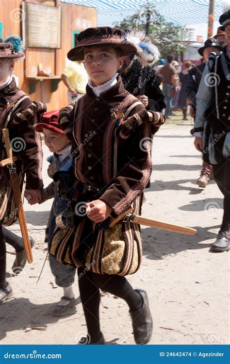 Renaissance Faire Parade Editorial Stock Image Image Of Fashion 24642474