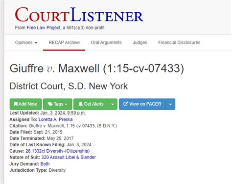 The Epstein Client List Has Been Released Updated