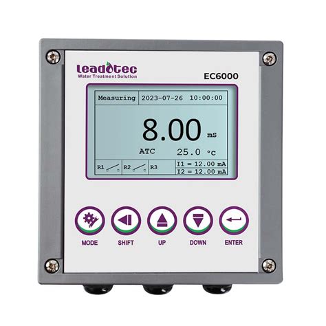 Ec6000 Ec800 Conductivity Resistivity Tds Salinity Contacting Controller Leadtec Asia