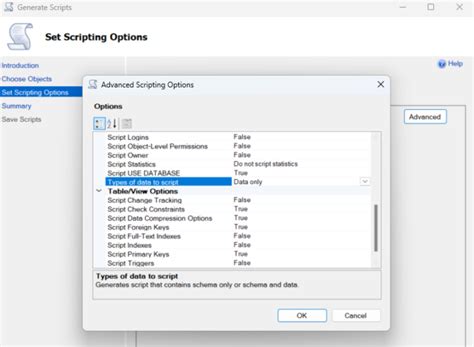 How To Generate Insert Script For Maximo Data With Sql Server
