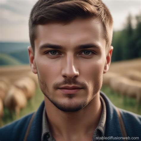 Ukrainian Man With Flat Face Stable Diffusion Online