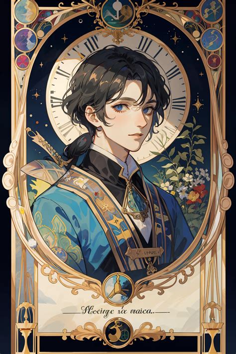 아르누보 타로카드풍 Ai일러스트 Ai 디자인 포트폴리오 크몽