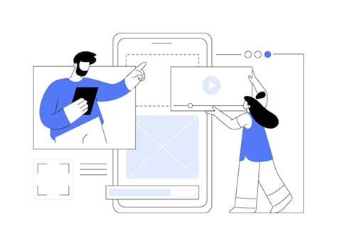 Premium Vector Ui And Ux Design Abstract Concept Vector Illustration