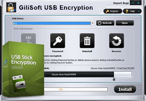 Gilisoft USB Stick Encryption Uninstallation Succeed