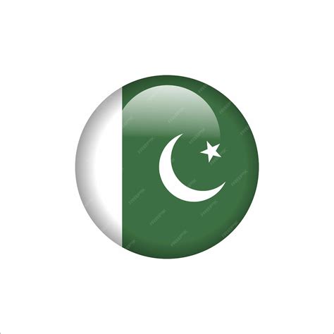 Premium Vector A Green And White Flag With A Small Star On It