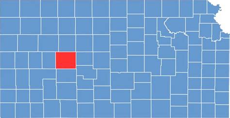 Ness County Map Kansas Us County Maps