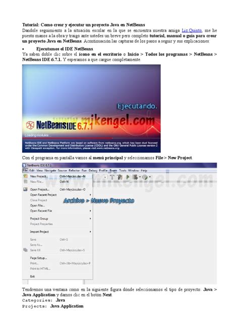 Tutorial Netbeans Pdf Frijoles Netos Aplicaciones Y Software