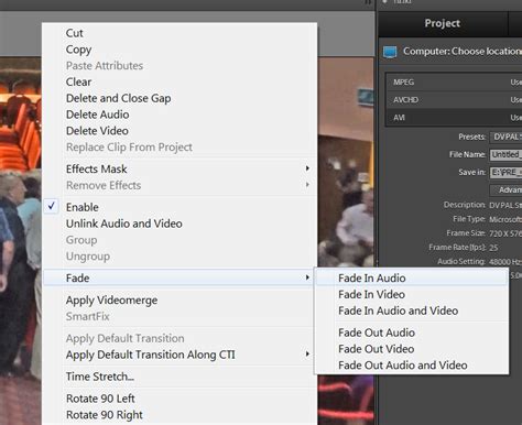 How Can I Do A Simple Fade Transition Between Clip Adobe Community