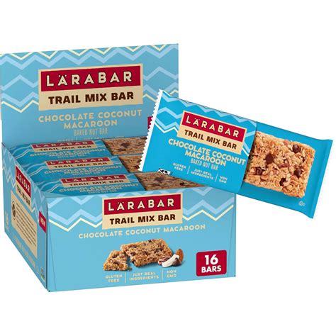 Larabar Trail Mix Bars Chocolate Coconut Macaroon Gluten