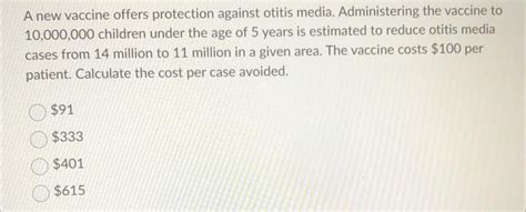 Solved When Calculating Cost Per Qaly How Are Differences