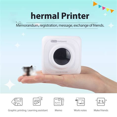 Thermal Label Printer Portable Bt Printer Code Pri Vicedeal