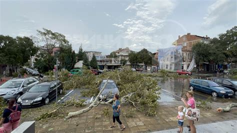 Последствия от бурята в Поморие Nova Bg