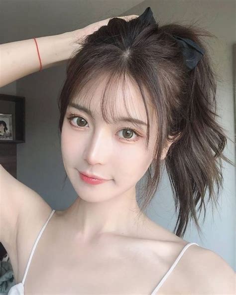 40 ไอเดียทรงผมปอยหวานสุดคลาสสิก ติดเทรนด์ฮิต สไตล์เกาหลี Gaya Rambut Gadis Gadis Cantik