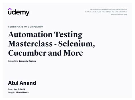 completed automation testing masterclass atul anand posted on the topic linkedin