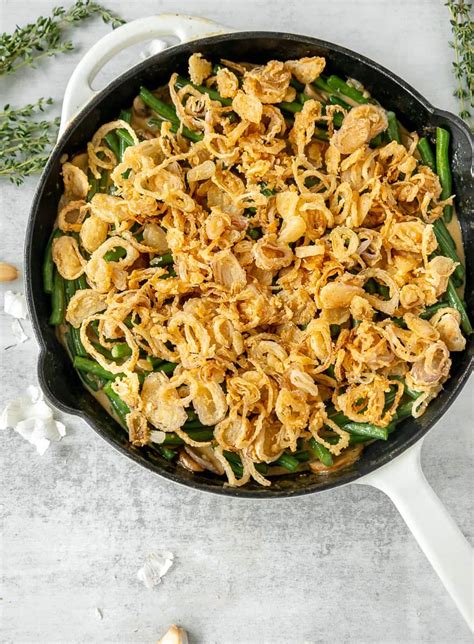 Skillet Cajun Green Bean Casserole Without Soup The Sassy Foodie