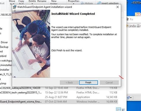 Installation Failed — Watchguard Community