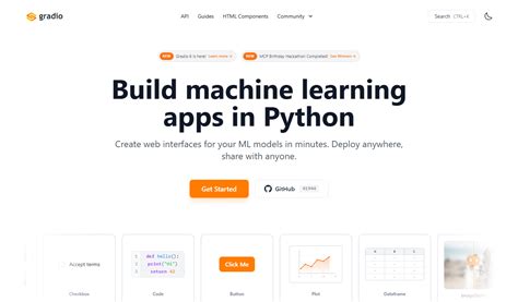 Gradio Ai Interface Builder For Machine Learning Model Demos