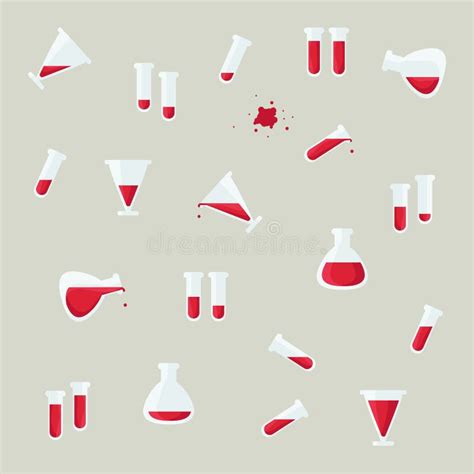 Blood Testing Abstract Concept Vector Illustration Stock Vector