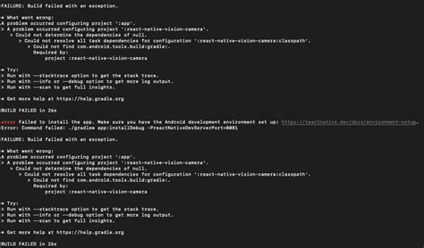 🐛 Android Build Failure On V3 · Issue 1641 · Mrousavyreact Native
