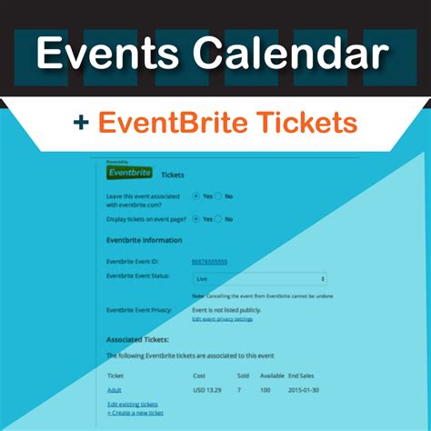 Events Calendar Eventbrite Tickets Plugin Download Version 448 19