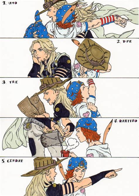 Johnny Joestar And Gyro Zeppeli Jojo No Kimyou Na Bouken And More Drawn By Le Phare Danbooru