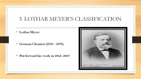 Lothar Meyers Classification Youtube