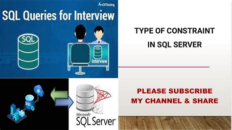 Type Of Constraint In Sql Server Youtube