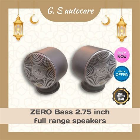 Zero Bass 275 Inch Full Range Speakers Loud Speaker Tweeter Bass For