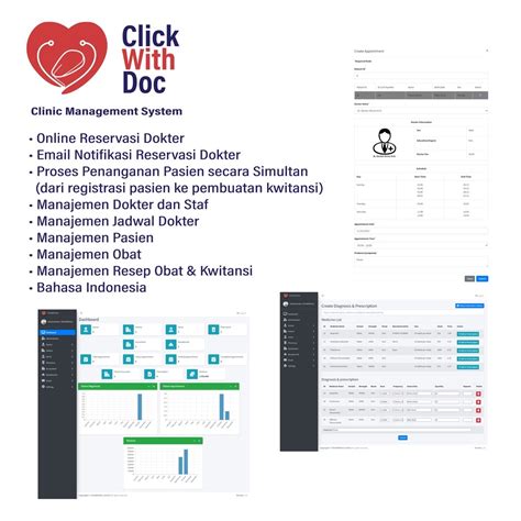 Jual Aplikasi Klinik Dokter Rekam Medis Reservasi Dokter Berbasis Web Shopee Indonesia